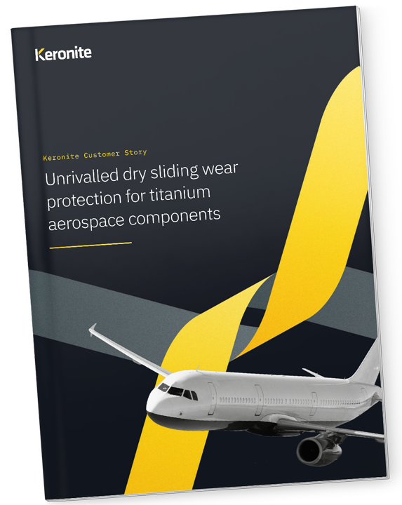 Unrivalled dry sliding wear protection for titanium aerospace components